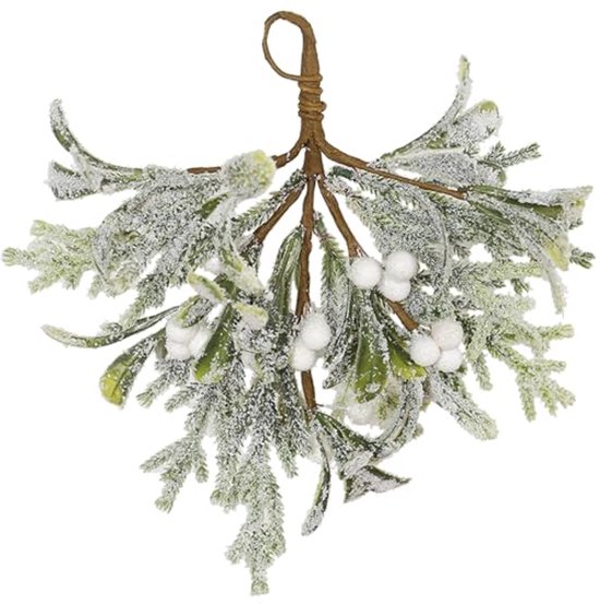 Kersttakken om op te hangen - Decoratie met Bessen en Glitter | bol