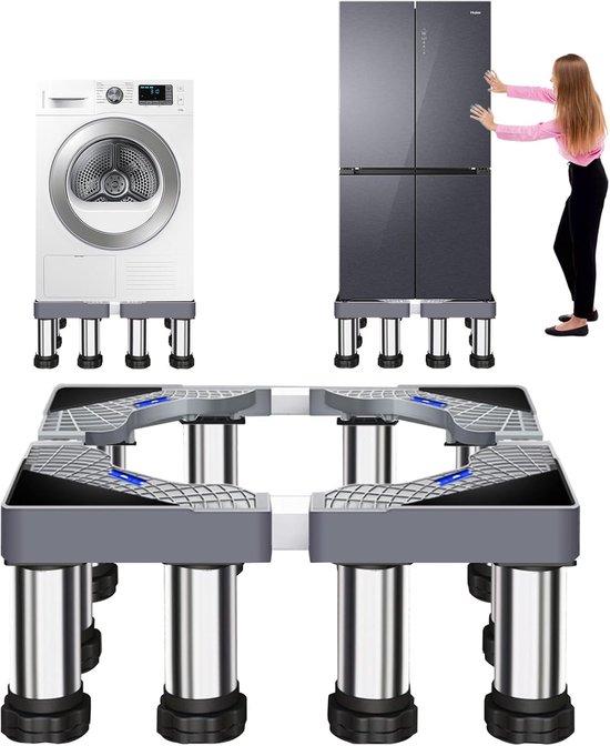 12-leg wasmachine stand - verstelbaar platform voor wasmachine - droger ...