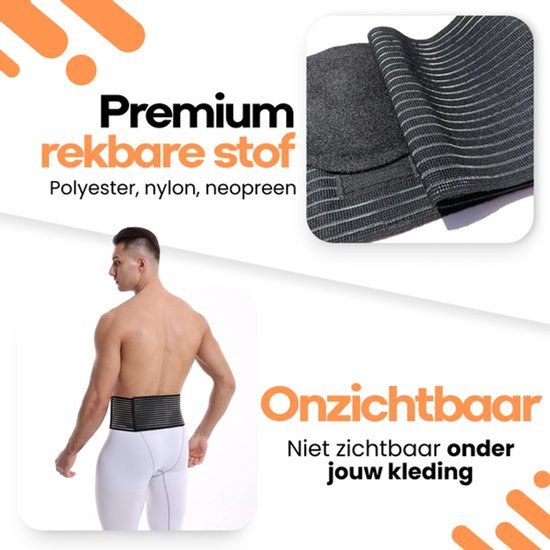 Navelbreukband met drukpelotte l/xldames & heren - grijs ...