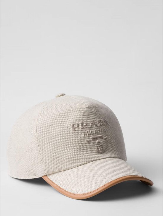 Embroidered Logo Baseball Cap - Natural Hats | bol