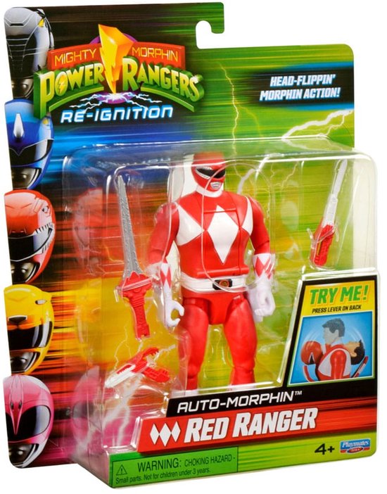 Figurine articulée Playmates Mighty Morphin Power Rangers Auto-Morphin ...