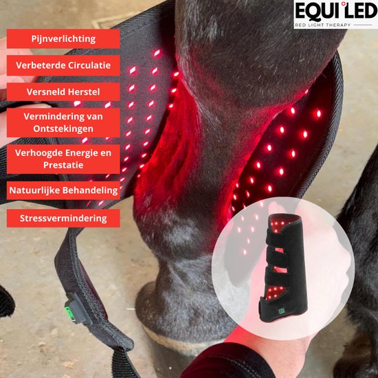 Equiled® | Rode licht Therapie Boots Voor Paarden | Links | RED LED ...