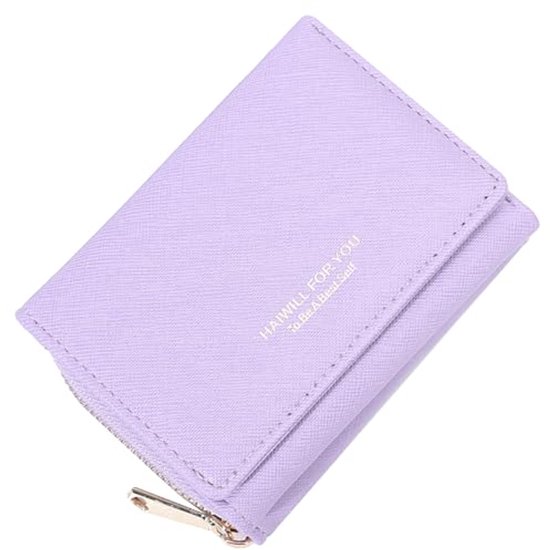 Mini Leren Portemonnee Dames - Kleine Portemonnee met Grote Capaciteit ...
