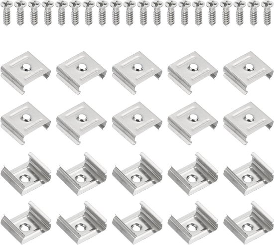 LED Strip Clips 80 stks RVS Montagebeugels Bevestiging Clip Klem ...