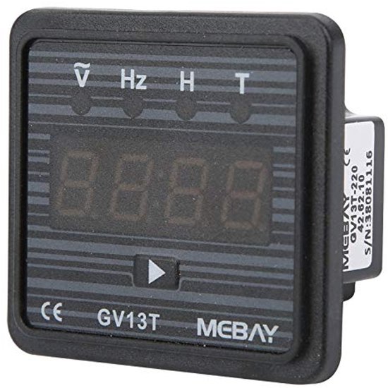 Digitale wisselspanningsmeter AC 220 V/380 V, frequentiemeter ...