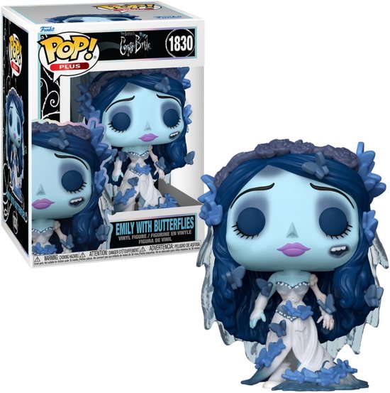Corpse Bride Emily with Butterflies vinylfiguur 1830 Unisex Funko Pop ...