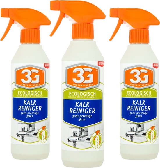 3x 3G Professioneel Kalkreiniger Ecologisch 500 ml - Kalkreiniger ...