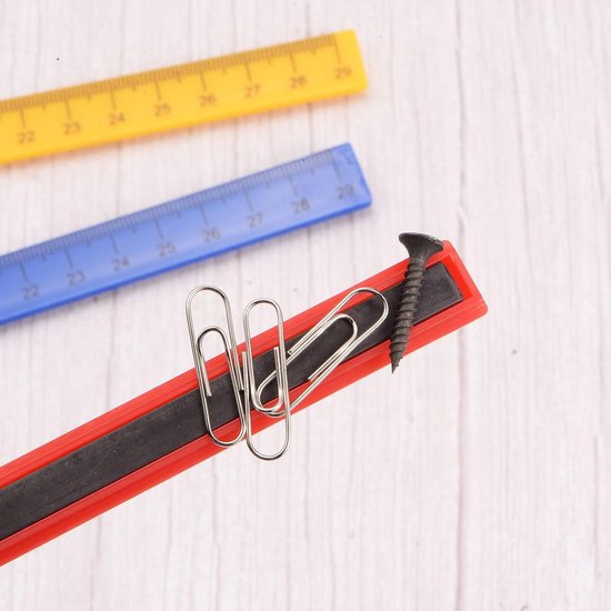 Whiteboard magnetische liniaal metrisch bord rechte linialen geel 29cm ...