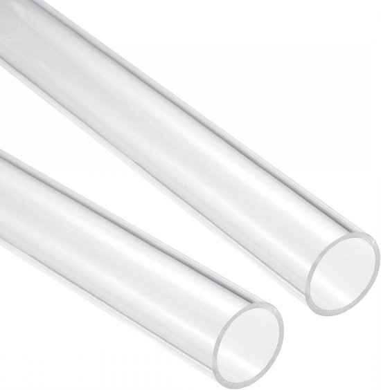 Transparante PVC buis - 31 mm binnendiameter - 250 mm lengte - 2 stuks ...