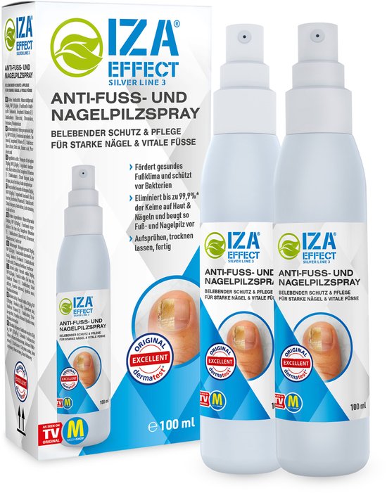 IZA Effect Spray - Voetverzorging - Verfrissend & verzorgend - Huid ...