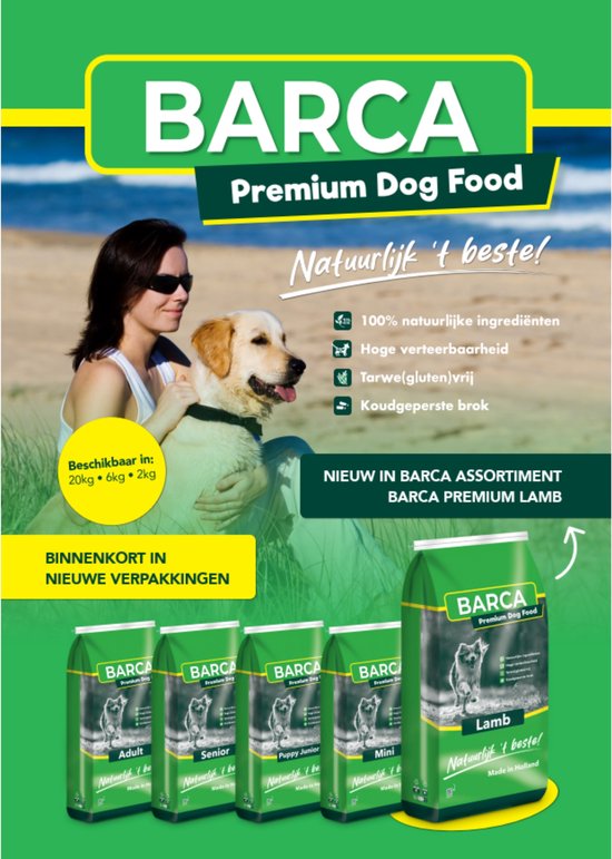 Barca senior 20kg met extra rocco snack | bol