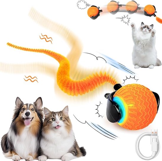 Interactief kattenbal speelgoed - Kattenspeelgoed - Rolling Ball ...