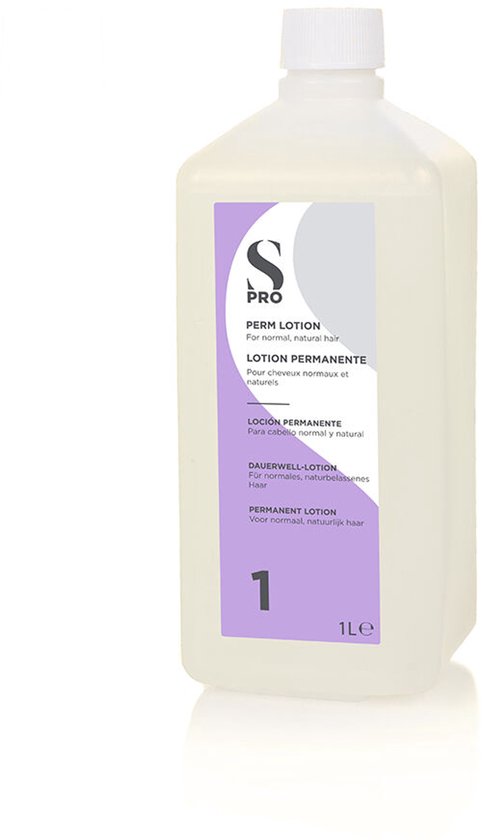 S-PRO Permanent Lotion 1 normaal 1L | bol