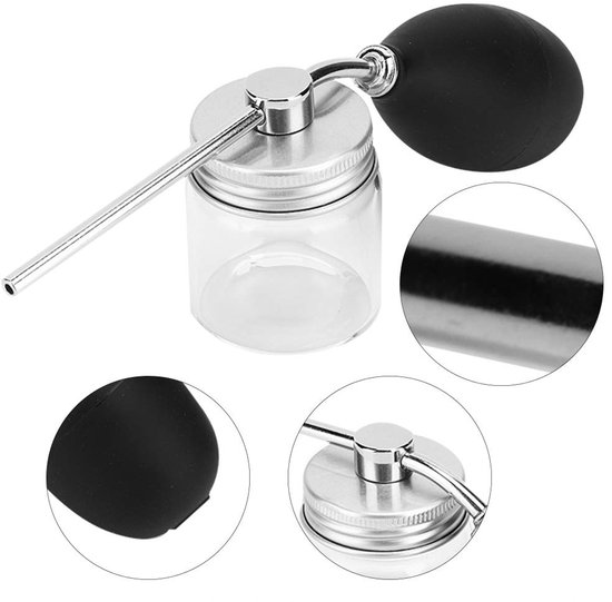 Haar Fiber Atomizer - Solid Silver - Eenvoudig in Gebruik - Voor ...