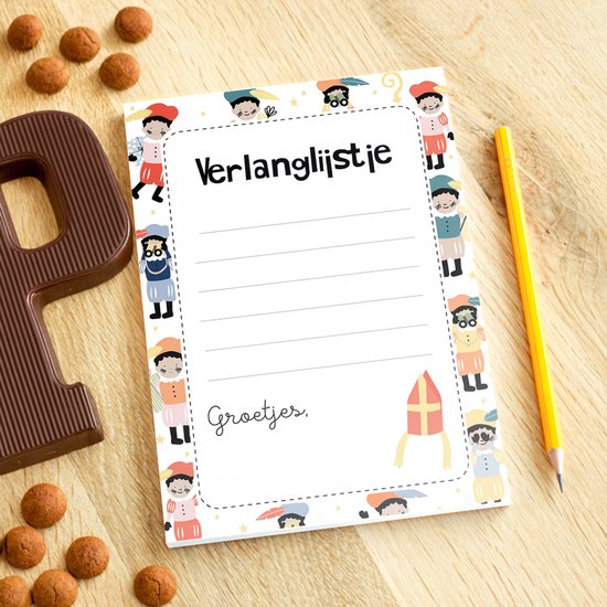 BONT | Verlanglijstje Sinterklaas | Pieten | 50 pagina's | bol