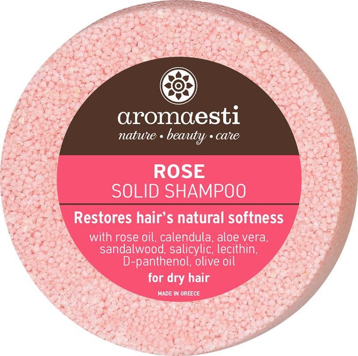 Aromaesti Shampoo Bar Rozen (droog haar) | bol.com
