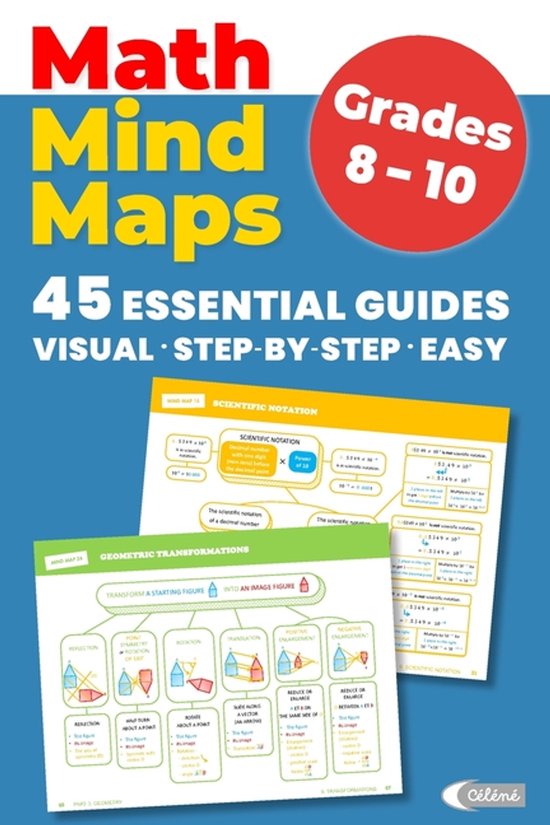 MATH MIND MAPS Grades 8-10 | 9798285548119 | Céléné | Boeken | bol