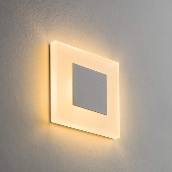 Premium LED Trapverlichting 230V 1W Echt Glas Wandlamp | bol
