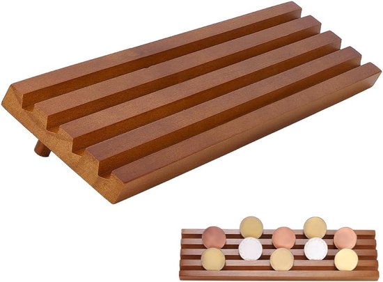 Présentoir à pièces de monnaie en bois pour collectionneurs - Rack à ...