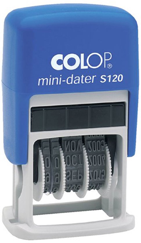 Colop | datumstempel | S120 | zelfinktend | zwart | bol