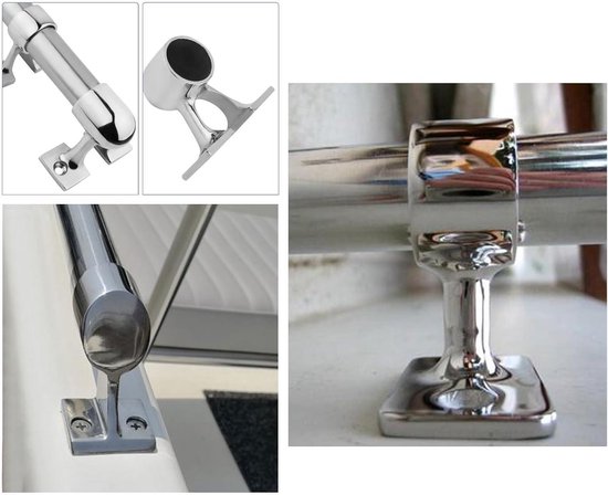Plus - Boot Hand Rail Fittings - Tube Stanchion 60 Graden - RVS Marine ...