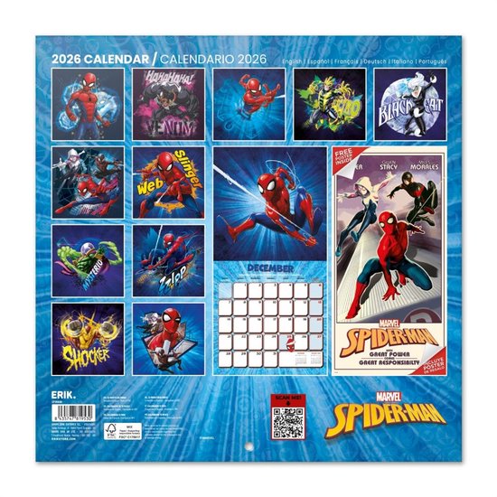Marvel Spiderman Kalender 2026 | bol
