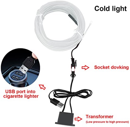 LED Mood Light voor Auto - Decoratieve Verlichting voor Interieur ...