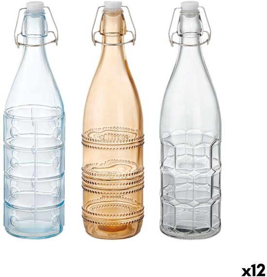 Glazen fles La Mediterránea Glas 1 L (12 Stuks) | bol