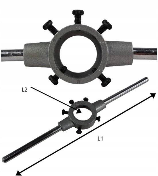 Dops voor Ronde Draadsnijplaten M16-M20, 45x18mm | bol
