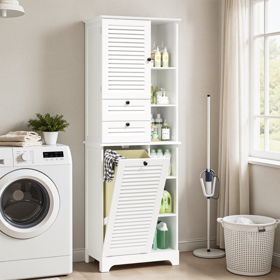 Bealife AP08 Badkamermeubel - Badkamerkast met 2 Lades en 2 Deuren - Vrijstaande... | bol