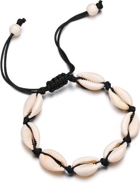 Schelpjes armband - Zwart | bol.com