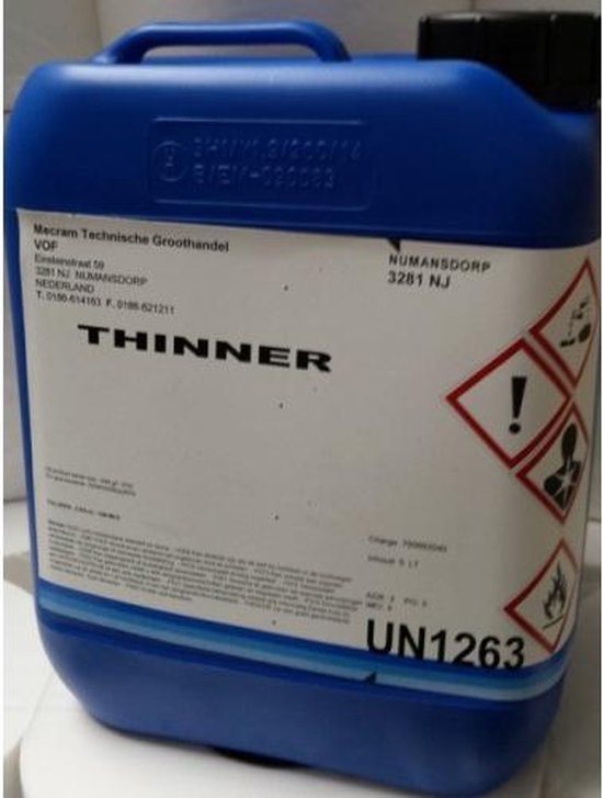 Thinner - 5L | bol