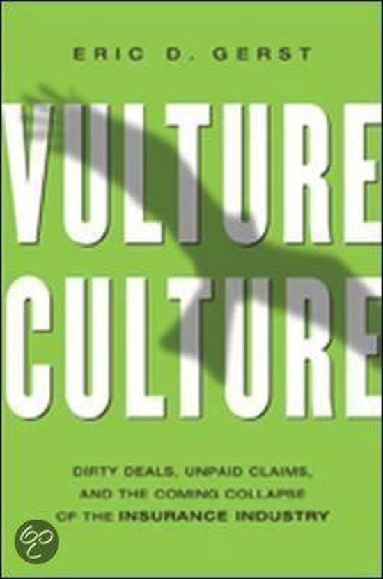 Vulture Culture, Eric D Gerst | 9780814400265 | Boeken | bol