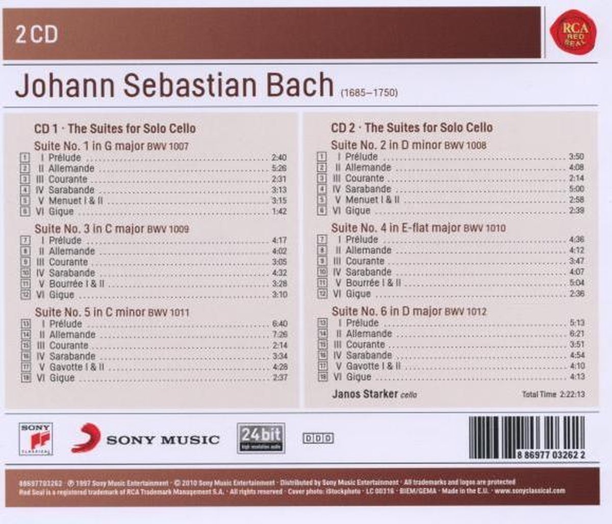 Johann Sebastian Bach, Johann Sebastian Bach | CD (album) | Muziek ...