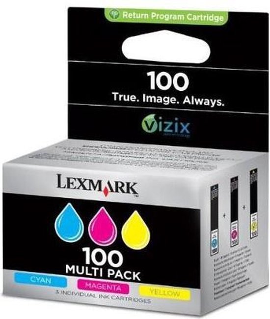 Lexmark 100 - Inktcartridge Cyaan / Magenta / Geel | bol.com