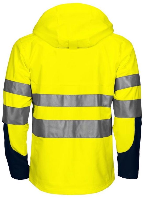 6419 Shell Jacket HV Blue/Yellow M | bol