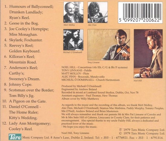 Noel Hill & Tony Linnane, Tony Linnane | CD (album) | Muziek | bol.com