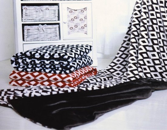 Grote Luxe Plaid 150 x 200 cm beige/bruin | bol.com