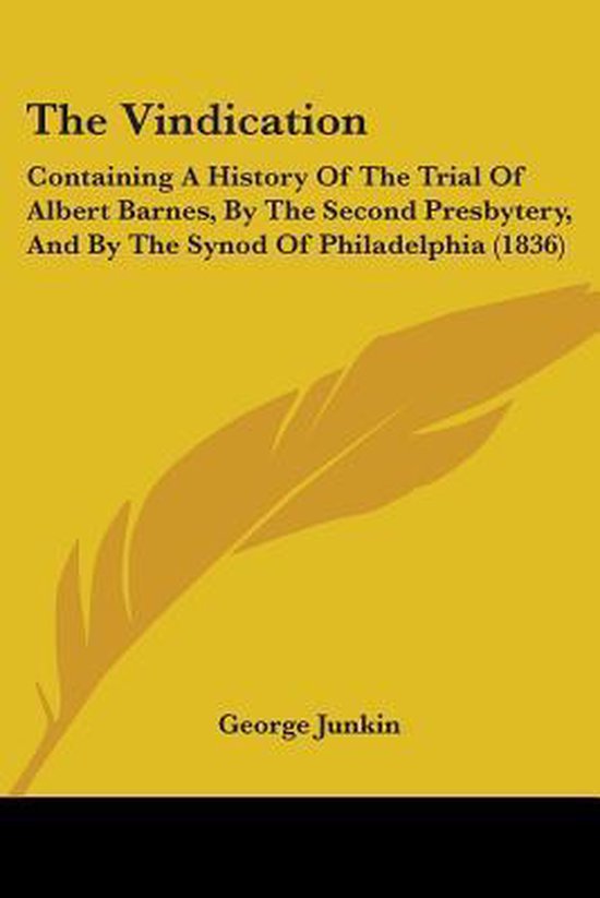 The Vindication, George Junkin | 9781104406943 | Boeken | bol