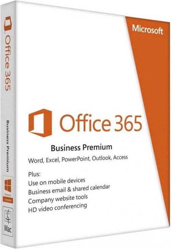 Microsoft Office 365 Business Premium 1 licentie(s) 1 jaar | bol.com
