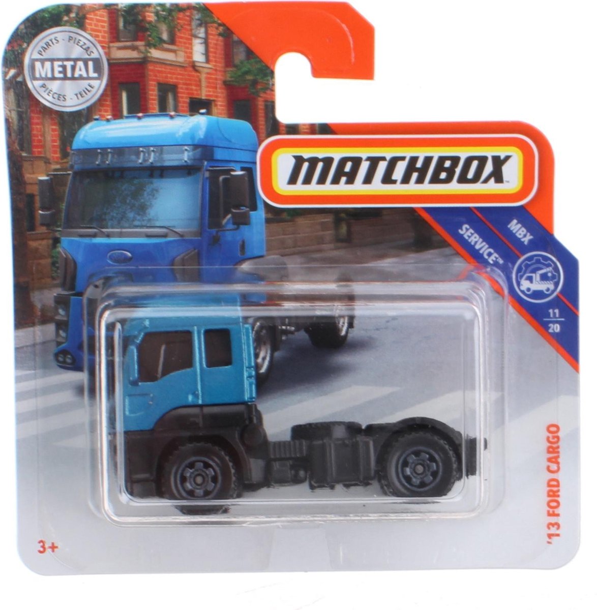 Matchbox Ford Cargo '13 Metal 6,5 Cm Schaal 1:64 Blauw | bol.com