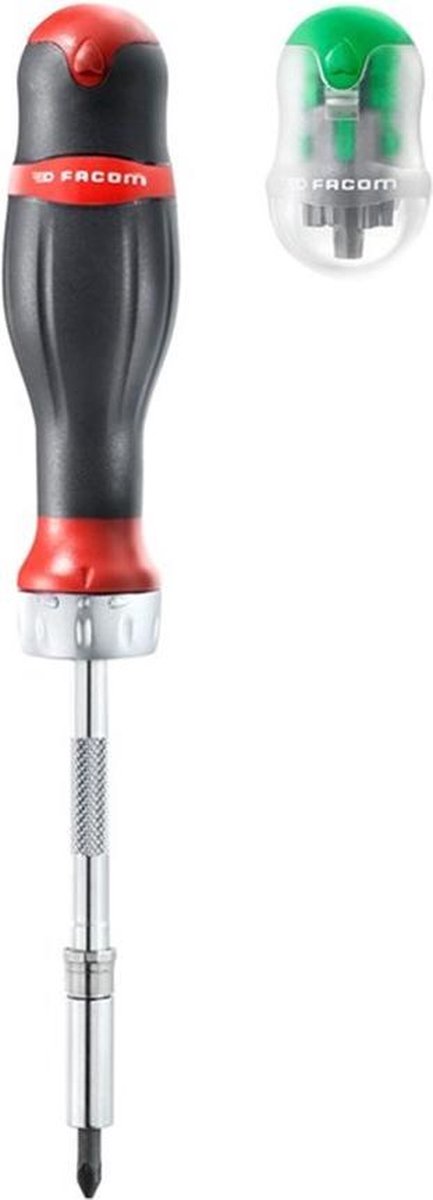 Facom schroevendraaier-bithouder - met ratel - incl. 15 bits - ACL.1A ...