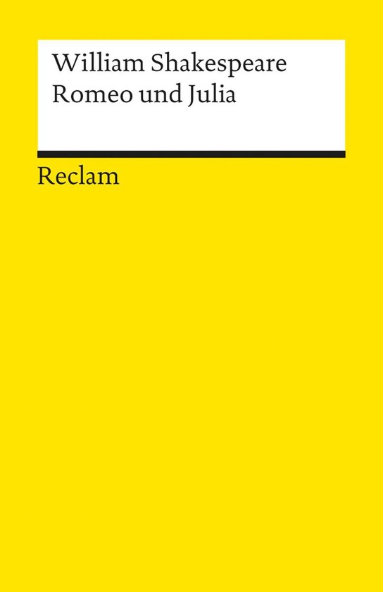 Reclams Universal-Bibliothek - Romeo und Julia (ebook), William Shakespeare |... | bol.com
