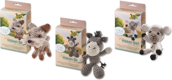 Folia Haakset Boerderij Dieren Schaap Ezel Hond A040021 | bol.com