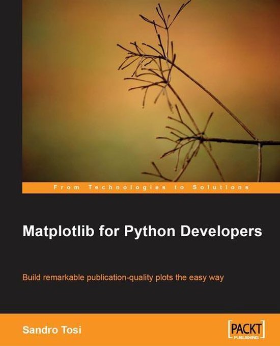 Matplotlib for Python Developers, Sandro Tosi | 9781847197900 | Boeken | bol.com