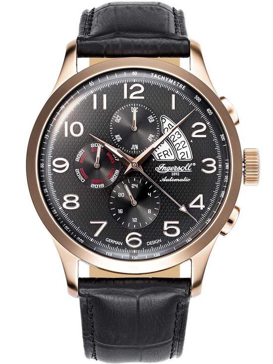 Ingersoll IN1514RBK Duwamish automatisch herenhorloge 46mm | bol.com