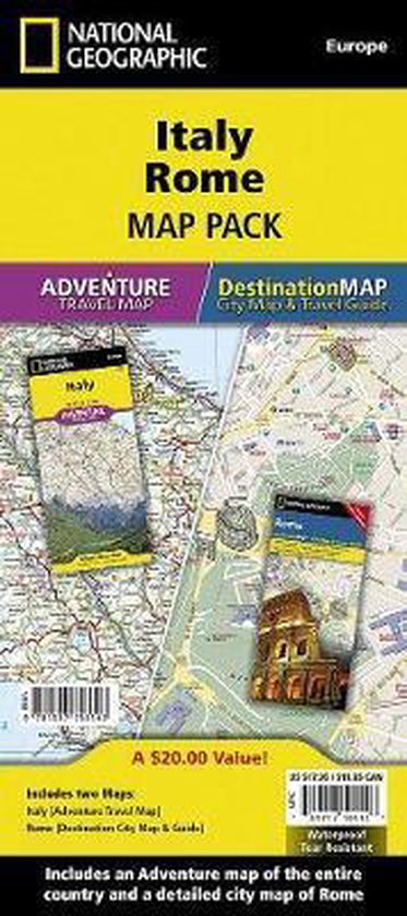 Italy, Rome, Map Pack Bundle, National Geographic Maps | 9781597756143 ...