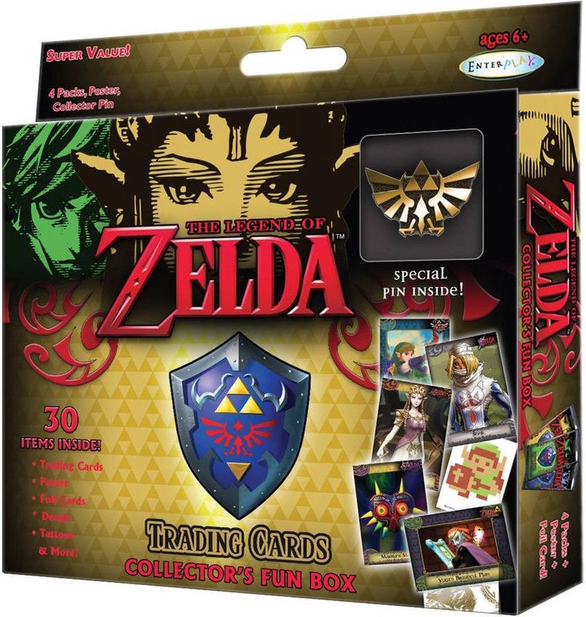 Asmodee The Legend of Zelda Trading Cards Value Box V2 - EN | Games ...