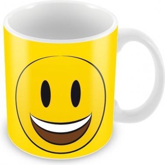 Smiley mok lachend gezichtje | bol.com