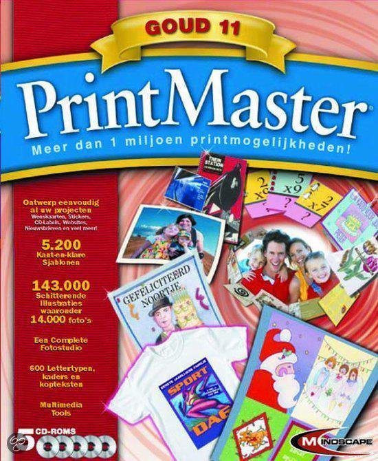 Printmaster 11 Goud Cd, Onbekend | 9789054328476 | Boeken | bol